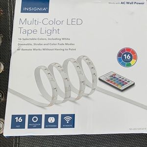 Insignia | Other | New Insigina 6ft Multi Color Led Tape Light | Poshmark